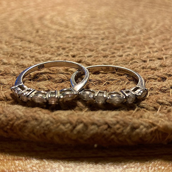 Jewelry | 925 2 Dainty Ring Set | Poshmark